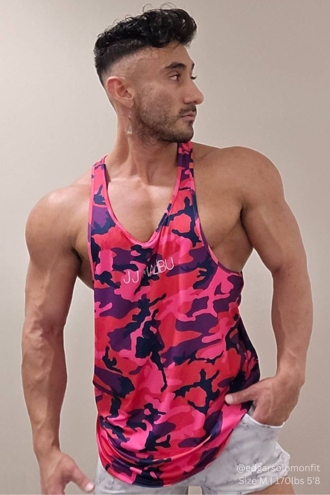 Feel-Me Scoop Bottom Tank - Purple Camo – JJ Malibu